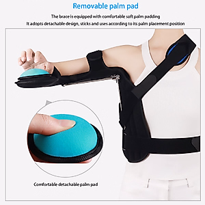 WILLQ Shoulder Abduction Sling Shoulder Immobilizer for Shoulder Injury Post-op Shoulder Arm Brace for Broken Fractured Bones Sublexion Surgery Dislocated Injury Support Broken Arm