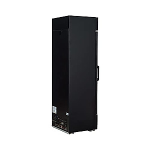 PEAKCOLD Single Glass Door Commercial Refrigerator - Retail Merchandiser Cooler; 14 Cubic Ft.