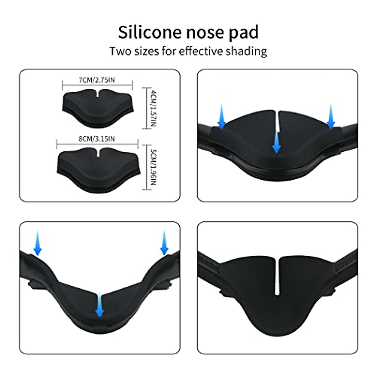 FANPL for Oculus Quest 2 Face Pad, Face Vent Bracket, Leather Breathable Cushion with Lens Protection Cover, Silicone Nose Pad, Lens Cleaning Pen, Thumb Caps