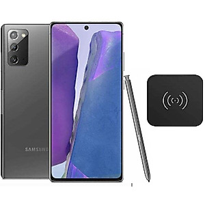 Samsung Galaxy Note 20 5G, 128GB, Mystic Gray - Fully Unlocked - SM-N981U (AT&T, Verizon, T-Mobile, Global) w/Fast Wireless Charging Pad