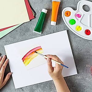 24 Pack Ceramic Tiles for Crafts Coasters with 2 Holder,White Unglazed Ceramic Tiles with Cork Backing Pads, Use with Alcohol Ink or Acrylic Pouring Make Your Own DIY Coasters (Square)