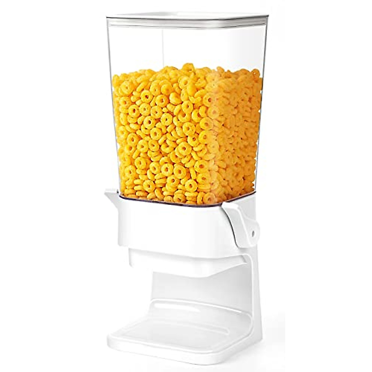 ANRANJU Cereal Dispenser Countertop,Large Cereal Containers Storage Dispenser Dry Food Dispenser Countertop Rice Candy Dispenser Machine Cereal Organizer for Trail Mix, Granola,Nuts,Beans(5500ml)