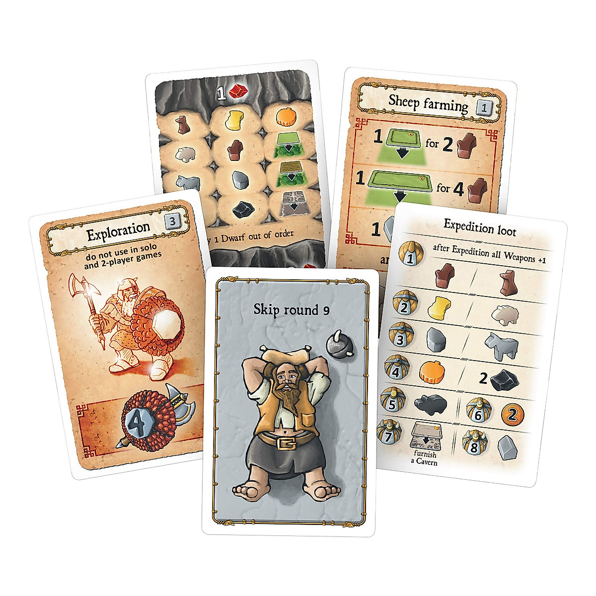 Mayfair Games The Cave Farmers Board Game (Base Game) Cooperative Farming Game Strategy Game for Adults and Kids Ages 12+ 1-7 Players Average Playtime 30-210 Minutes Made by Lookout Games