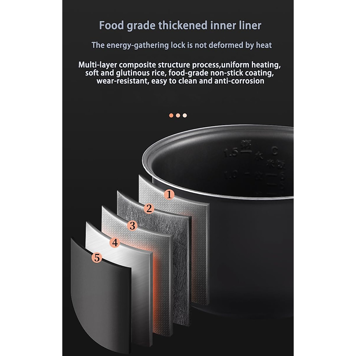 12V/24V Mini Rice Cooker, 3L Portable Travel Rice Cooker For Car/Truck, Small Rice Cooker with Steam Tray, Cooking Heating and Keeping Warm Function(BLACK)