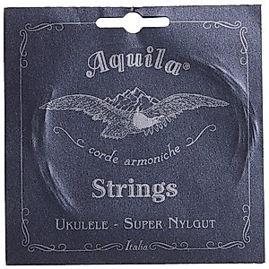 Aquila Super Nylgut AQ-106 Tenor Ukulele Strings - High G - 1 Set of 4, White