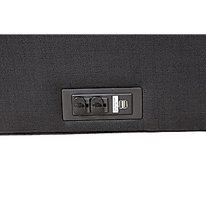 JUBILOOM Pull Out Sofa Couch, Folding Futon Sleeper Bed with 2 USB Ports, Convertible Twin Loveseat Furniture for Compact Small Space, Dorm, Living Room Apartment, Office (Black)