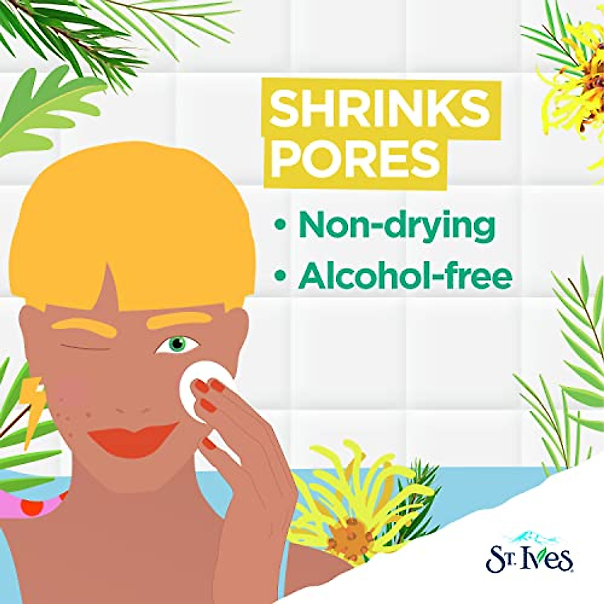 St.Ives Solutions 3-in-1 Face Toner For Combination to Oily and Acne Prone Skin Clear Skin Made with 100 percent Natural Tea Tree Extract, Vitamin B3, Micellar Water Technology, and Witch Hazel 8.5 oz