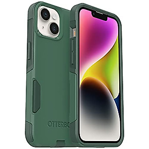 OtterBox iPhone 14 & iPhone 13 Commuter Series Case - TREES COMPANY (Green), Slim & Tough, Pocket-Friendly, With Port Protection
