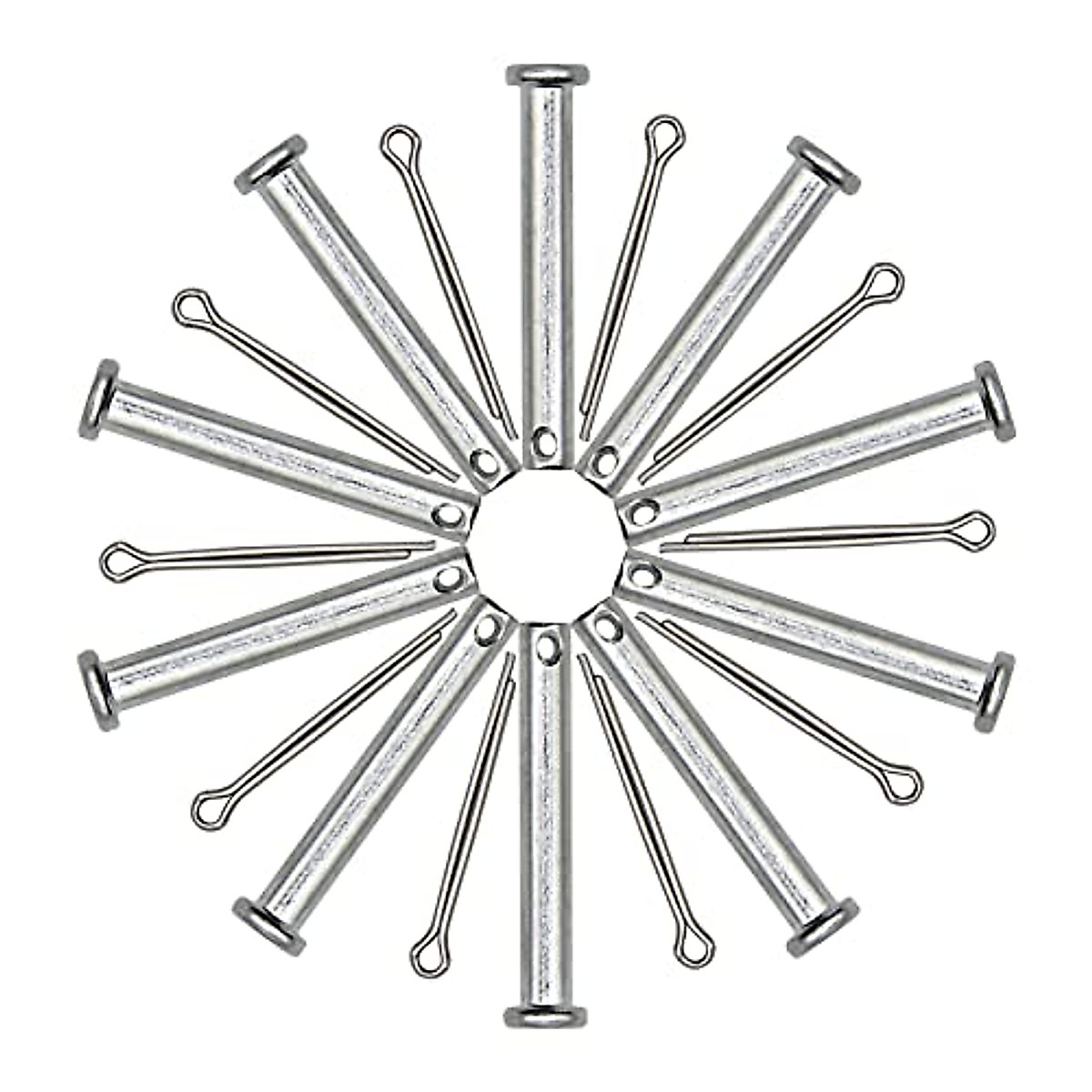 Gpartsden 1687404k Snowblower Shear Pins 1668344SM 1687404 for Snapper / Simplicity 703063 1668344 1686806YP (10 Pack)