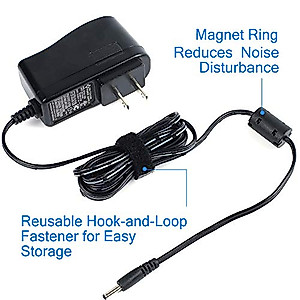 Power Adapter for Amazon Echo 1st and 2nd Gen, Amazon Fire TV 2nd Generation, 6ft, AC DC Adapter Replacement Switching Charger, Power Supply for Amazon Echo Cord Wireless Speaker