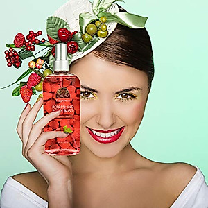 OKAY Fragrance Raspberry Blush Body Mist - Body Spray for Women, Light Perfume Mist for Skin, Clean Refreshing Scent, Uplifting and Fruity, Silicone and Paraben Free - 8 Fl Oz