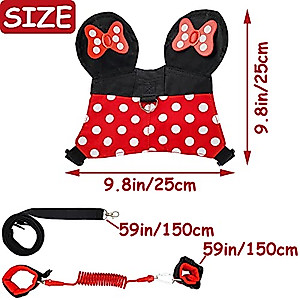 SHELLBOBO Child Backpack Leash for Toddlers & Kids Walking - 3in1 Wrist Link for Baby Girls