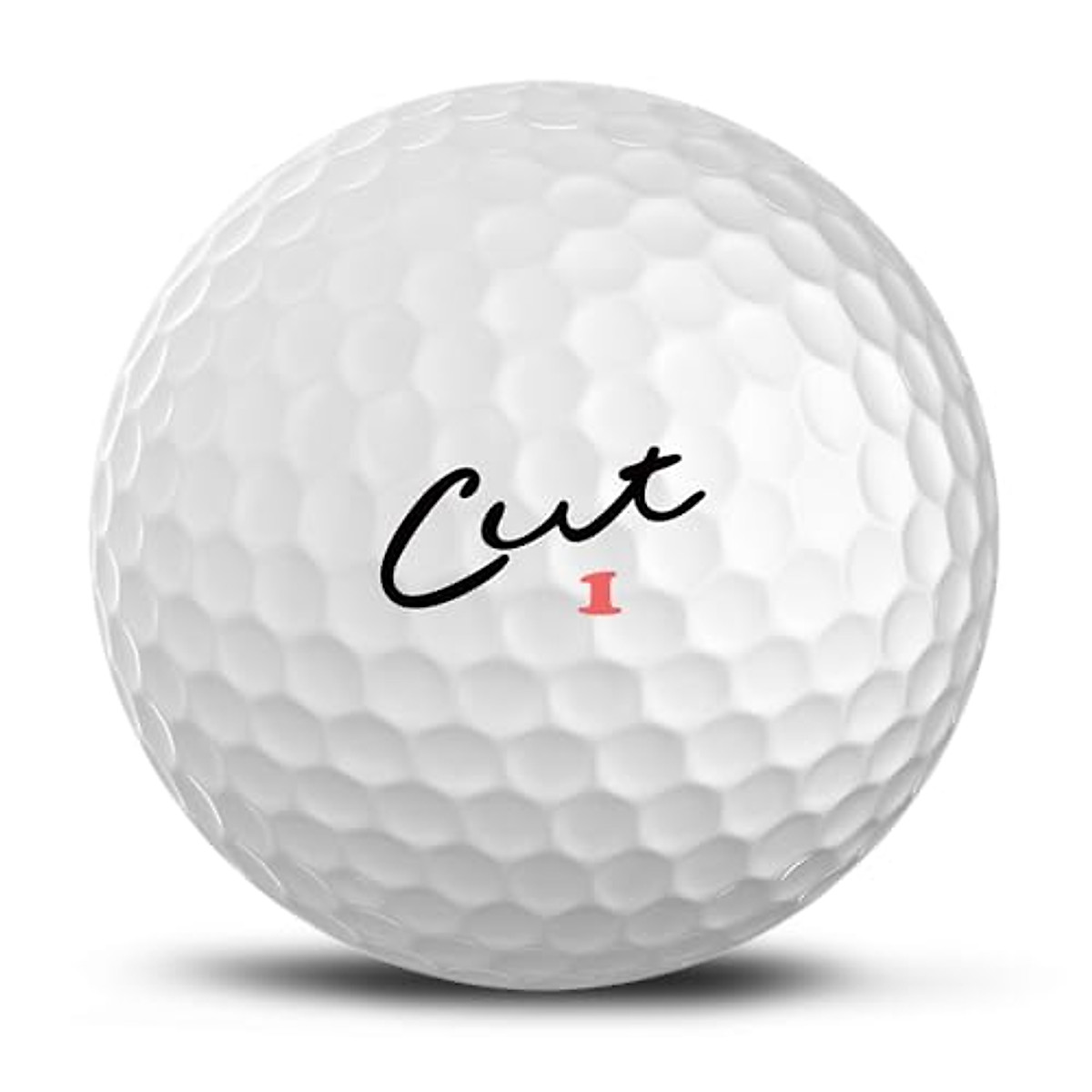 Cut DC Dual Core Golf Balls - Premium, Soft Core - Offers Decreased Ball Spin & Improved Golf Shot Accuracy and Control - 4 Piece Construction Designed for Players of All Levels (One Dozen)