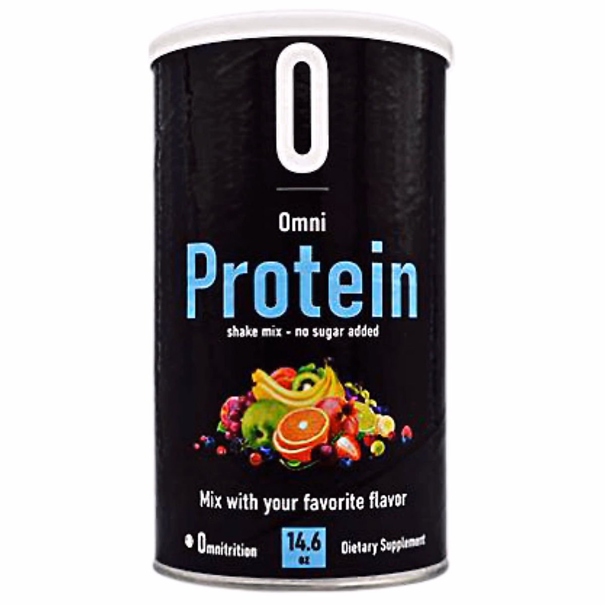 Omnitrition Omni Protein Shake Mix (No Sugar Added), Unflavored, 14.6 oz