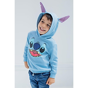 Disney Lilo & Stitch Little Boys Fleece Pullover Hoodie 6