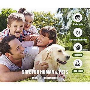 Mosquito Repellent Coils - Plant Based Citronella Scent-Perfect for Outdoor Patios - Each Burns for 5-7 Hours (16 coils & 4 Stands Total)