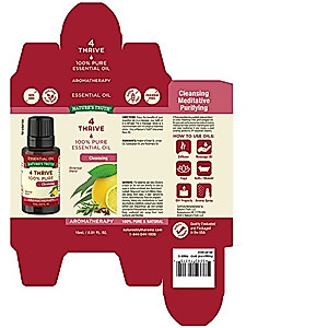 Nature's Truth Vitamins Essential Oil, 4 Thrive, 0.51 Fluid Ounce