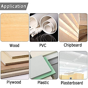 Acekit 3 3/8 inch Hole Saw With 3/8 Arbor HSS Bi-Metal Hole Saw Blade And Variable Teeth Pitch For Wood,Plastic Board,Pipe,Plywood,And Soft Metal Sheet (86mm)