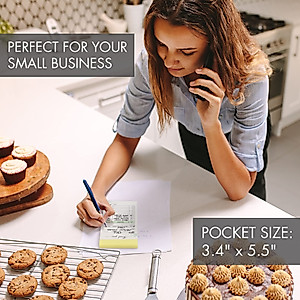 Simplified Thank You Receipt Book for Small Businesses - Aesthetic and Easy to Use Receipt Pad - The Perfect Business Supplies That Helps You and Your Happy Clients to Stay Organized