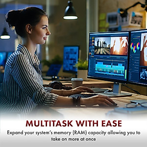 A-Tech 16GB DDR4 3200 MHz UDIMM PC4-25600 (PC4-3200AA) CL22 DIMM Non-ECC Desktop RAM Memory Module