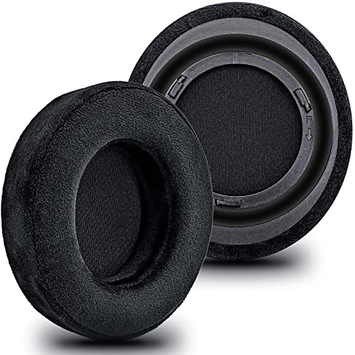 Upgrade Oval Shape Earpads for Virtuoso RGB Wireless, Virtuoso RGB Wireless XT, Virtuoso Wireless SE | Enlarged Inner Hole (Velour Virtuoso XT Ear Pads)