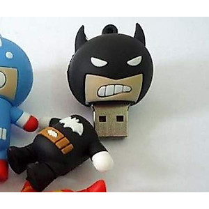 2.0 Batman Super Hero 16GB USB External Hard Drive Flash Thumb Drive Storage Device Cute Novelty Memory Stick U Disk Cartoon