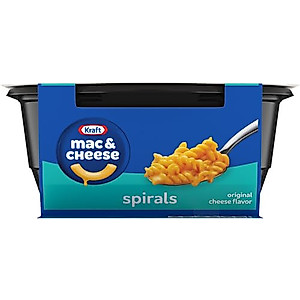 Kraft Spirals Original Macaroni and Cheese Easy Microwavable Big Bowl Dinner (3.5 oz Bowl)