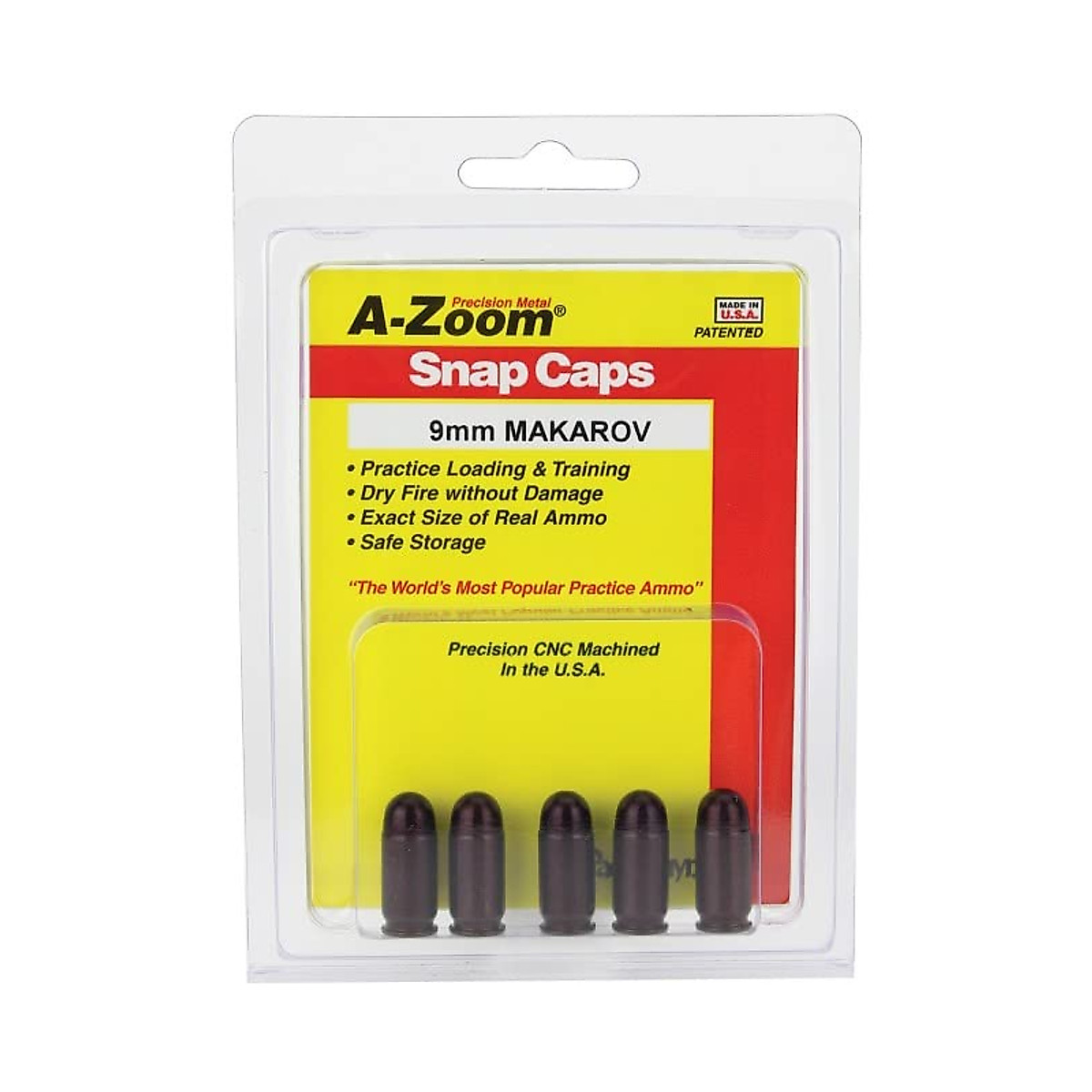 A-Zoom 15132 9Mm Makarv Snap 5 Pack