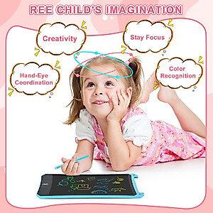 LCD Writing Tablet, 2 Pack Toddler Kids Toys, 8.5 Inch Coloring Books Drawing Pad, Travel Essentials Easter Basket Stuffers for Teens Kids, Toys Birthday Gifts for Girls Boys Age 3-8