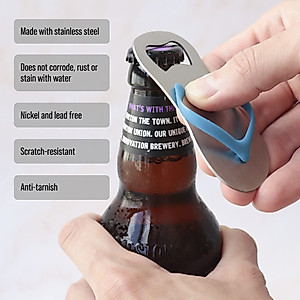 Lot of 3-6-8-12-24 Custom flip flop bottle opener set, personalized party favors, beach customized wedding guest gifts, pool summer birthday favor