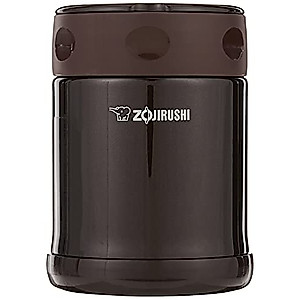 Zojirushi Stainless Steel Food Jar, 11.8-Ounce, Dark Brown