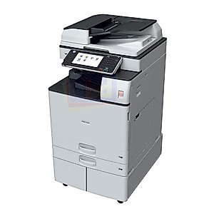 Ricoh Aficio MP 5054 Tabloid/Ledger-Size Black and White Laser Multifunction Copier - 50ppm, Print, Scan, Copy, Network, Auto Duplex, 4 Trays, Stand (Renewed)