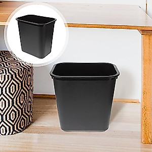 ULTECHNOVO Garbage Bin Mini Garbage can 3 Gallon plsatic Trash can Rustic Garbage bin Plastic Rubbish Can