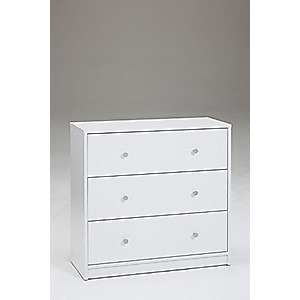 Tvilum Portland 3 Drawer Chest, White