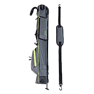 Izzo Golf Sunday Stand Bags - Lightweight Golf Stand Bag Sunday Bag ,Grey/Lime