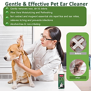 Wolftail Dog Eye Wipes & Dog Ear Wipes & Dog Ear Cleaner