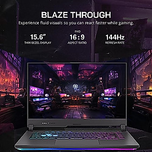 ASUS ROG Strix G15 Gaming Laptop, 15.6" FHD 144Hz Display, AMD Ryzen 7-4800H, 64GB RAM, 2TB PCIe SSD, RGB Backlit Keyboard, GeForce RTX 3060 6G, Wi-Fi 6, Win 11 Pro, Gray, 32GB USB Card
