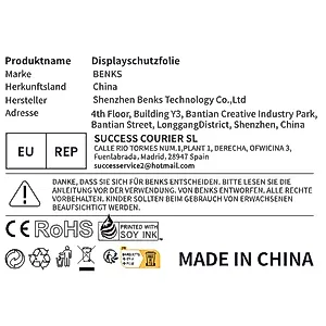 BENKS Designed for iPhone 14 Pro Max Screen Protector, [2 Pack] HD Tempered Glass Screen with [0 Dust 2023 Upgraded Easy Install Tool], Eye Protection