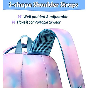 BLUEFAIRY Unicorn Backpack for Girls Elementary School Bags for Kindergarten Primary Book Bag Lightweight Bookbags for Kids Back to School Travel Gifts 17 Inch