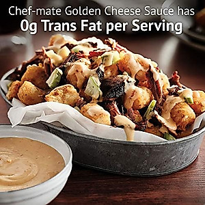 Chef-mate Golden Cheddar Cheese Sauce, Canned Food for Mac and Cheese, 6 lb 10 oz (#10 Can Bulk)