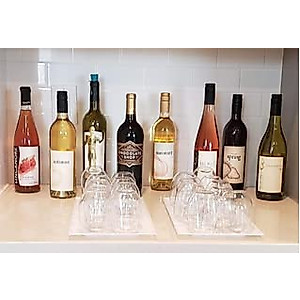 Oojam Reusable Stemless Plastic Wine Glasses 100% Tritan- Shatterproof BPA- Free Dishwasher Safe, Ideal for Indoor, Outdoor, Office, Home, Holiday Party, Wedding, Pool Cups (16 oz, Set of 4)