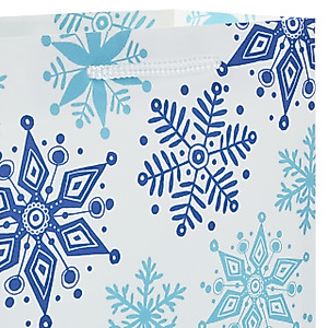 Hallmark 6" Christmas Gift Bags (6 Small Bags: Blue and White, Polar Bear, Snowflakes, Reindeer and Trees) for Holiday Parties, Gift Cards, Teacher Presents, Party Favors