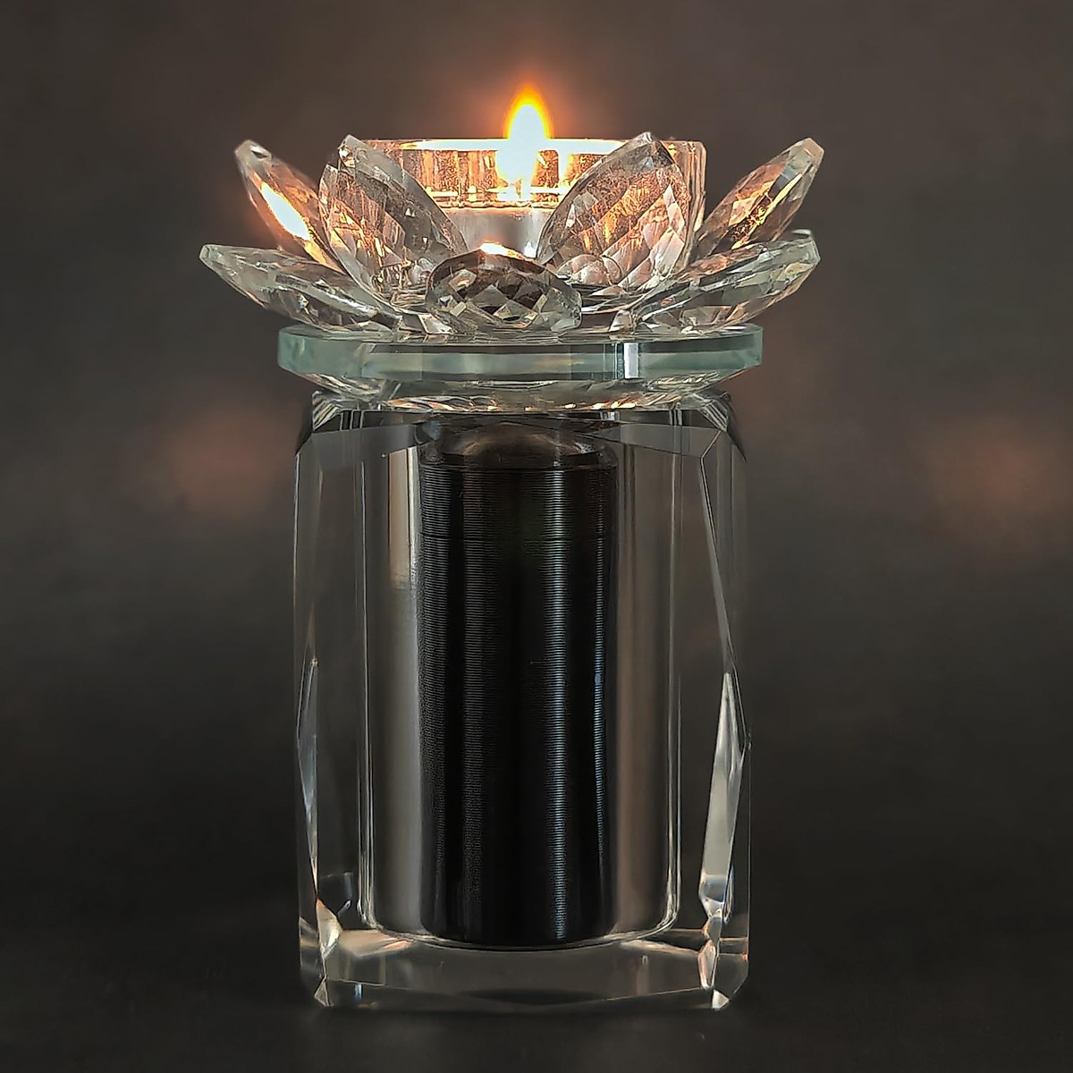 Contid Mini Urns Crystal Ashes Cremation Keepsake Photo Urn Small Urns Cremation Funeral Picture Ashes Holder Urns for Human or Pet to Remember Your Loved One Lost