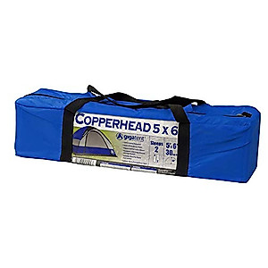 GIGATENT 6′ X 5′ 1-2 Person 3 Season Dome Tent Waterproof & UV Resistant Fabric Carry Bag Included