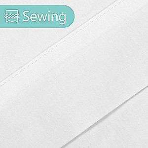 TILLYOU Toddler Bed Pillow with Pillowcase, Ergonomic Cotton Baby Pillow for Sleeping,Kids Travel Pillow with Case, 13”x18”, White