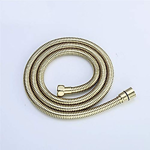 MINJING Brushed Gold Bidet Faucet, Hand Held Toilet Bidet Sprayer, Cold and Hot Water Mixer Bidet Tap, Solid Brass Bathroom Mixer Douche Kit Shattaf Shower Faucet