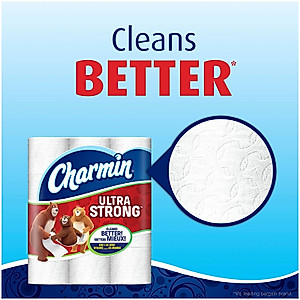 Charmin Ultra Strong Toilet Paper, Double Roll, 24 Count