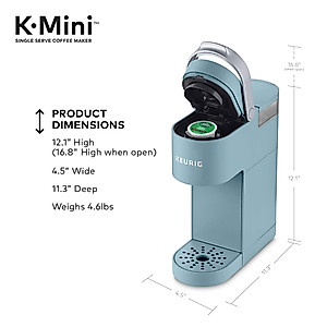 K-Mini® Single Serve Coffee Maker, Dreamy Blue
