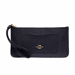 Coach Crossgrain Leather Zip Top Wallet