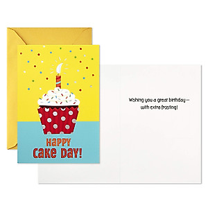 Hallmark Birthday Cards for Kids Assortment, Shark and Unicorn (12 Cards with Envelopes)